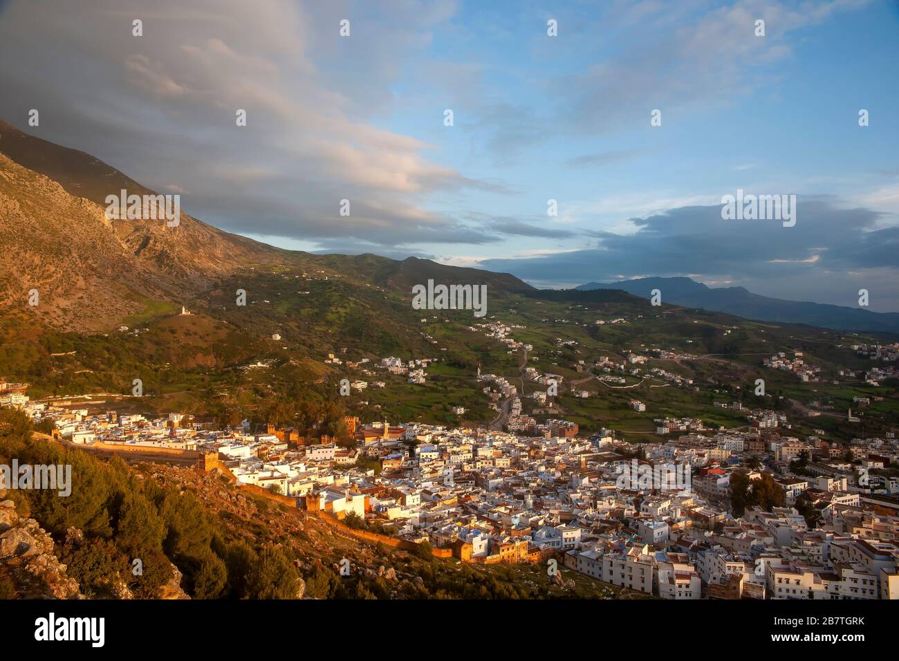 Chefchaouen view blue hi-res stock photography and images - Alamy