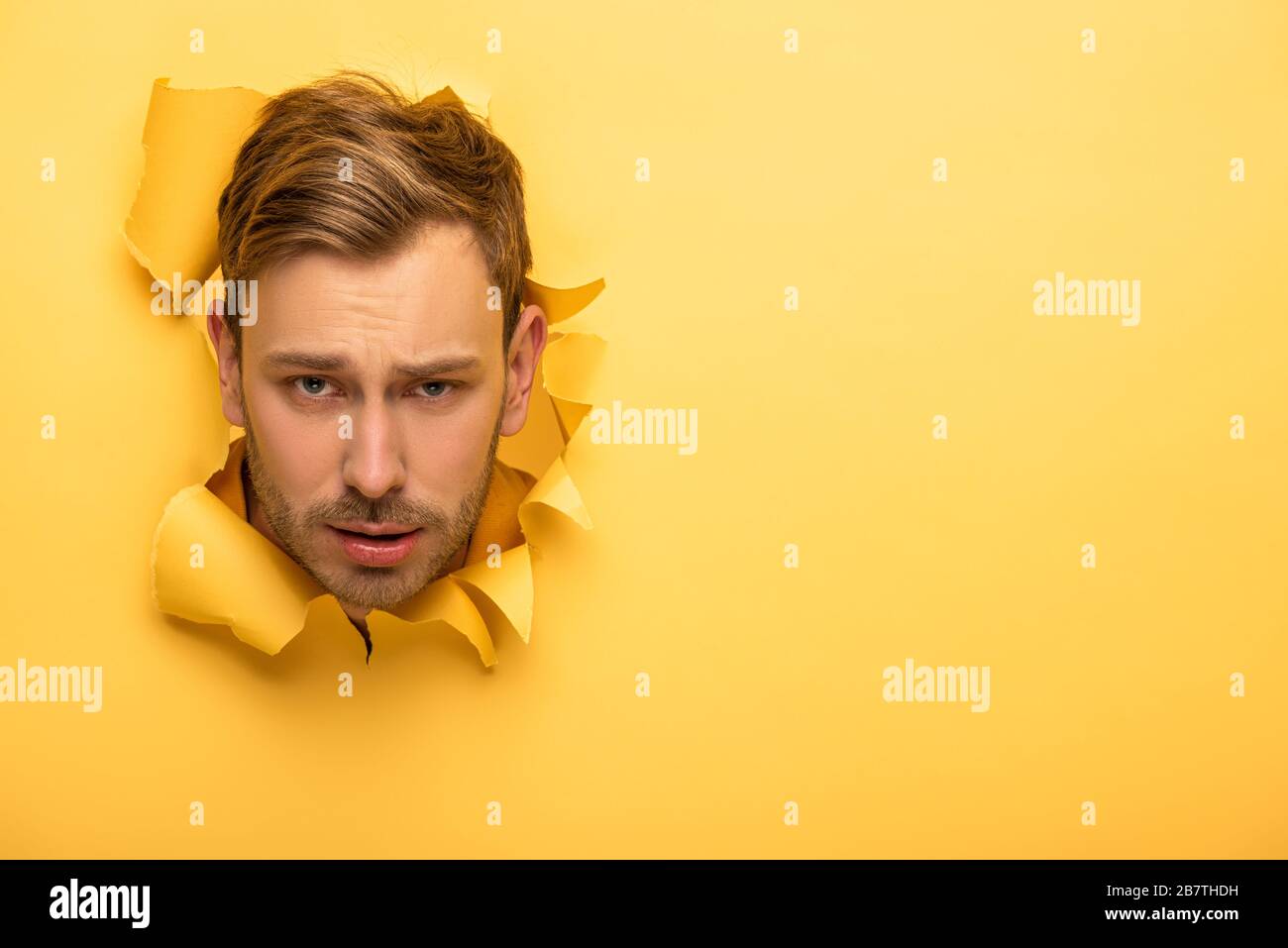 Sad handsome man hi-res stock photography and images - Alamy