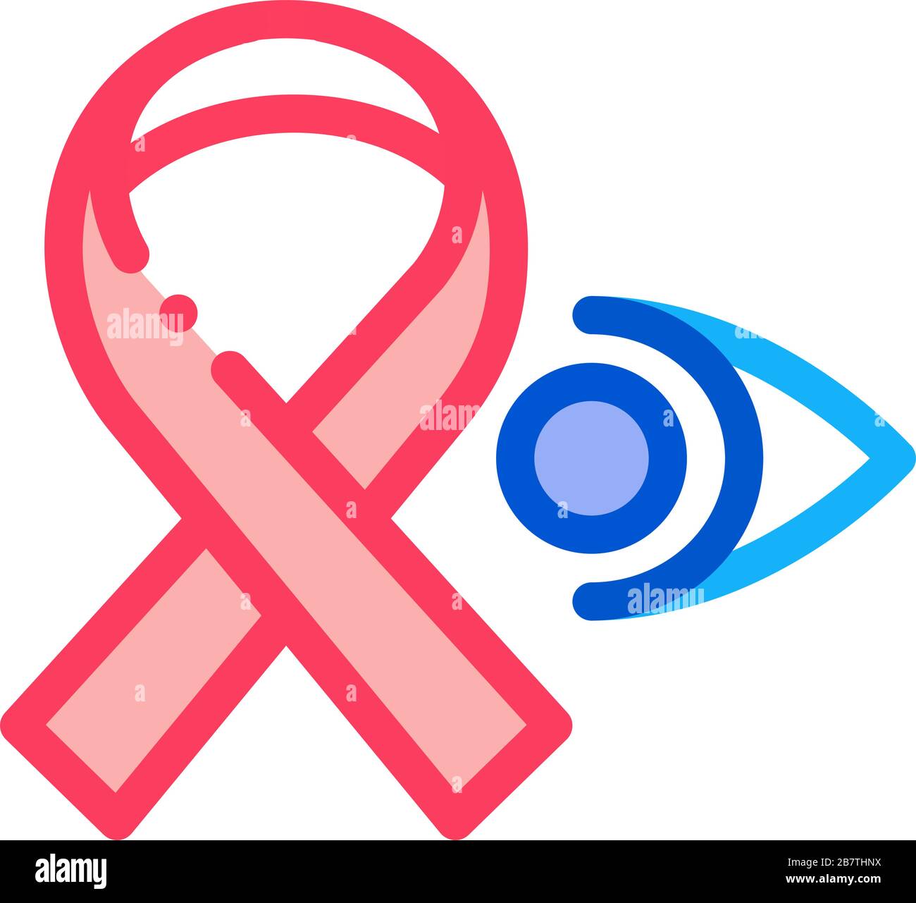 National Glaucoma Awareness Icon Vector Outline Stock Vector Image ...