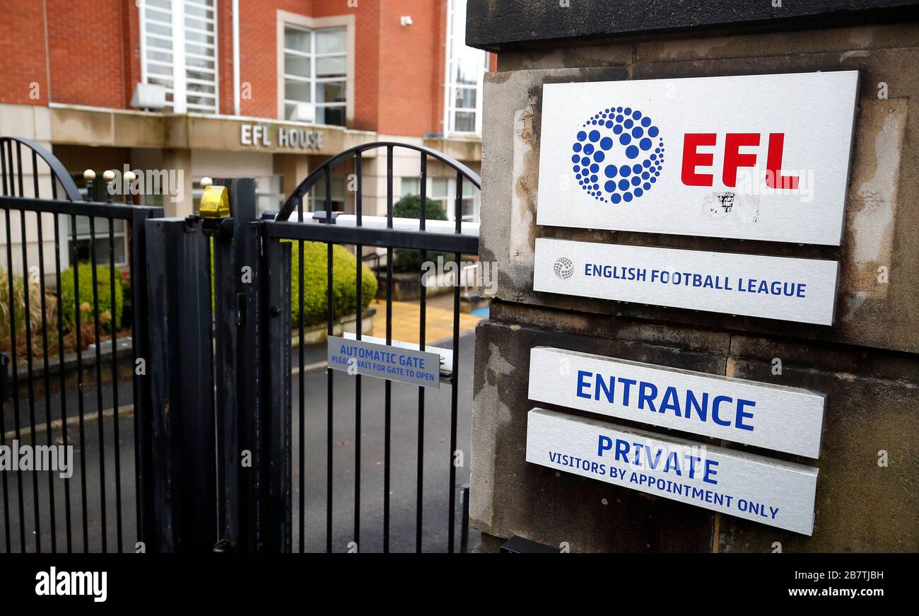 A general view of the EFL HQ in Preston Stock Photo - Alamy