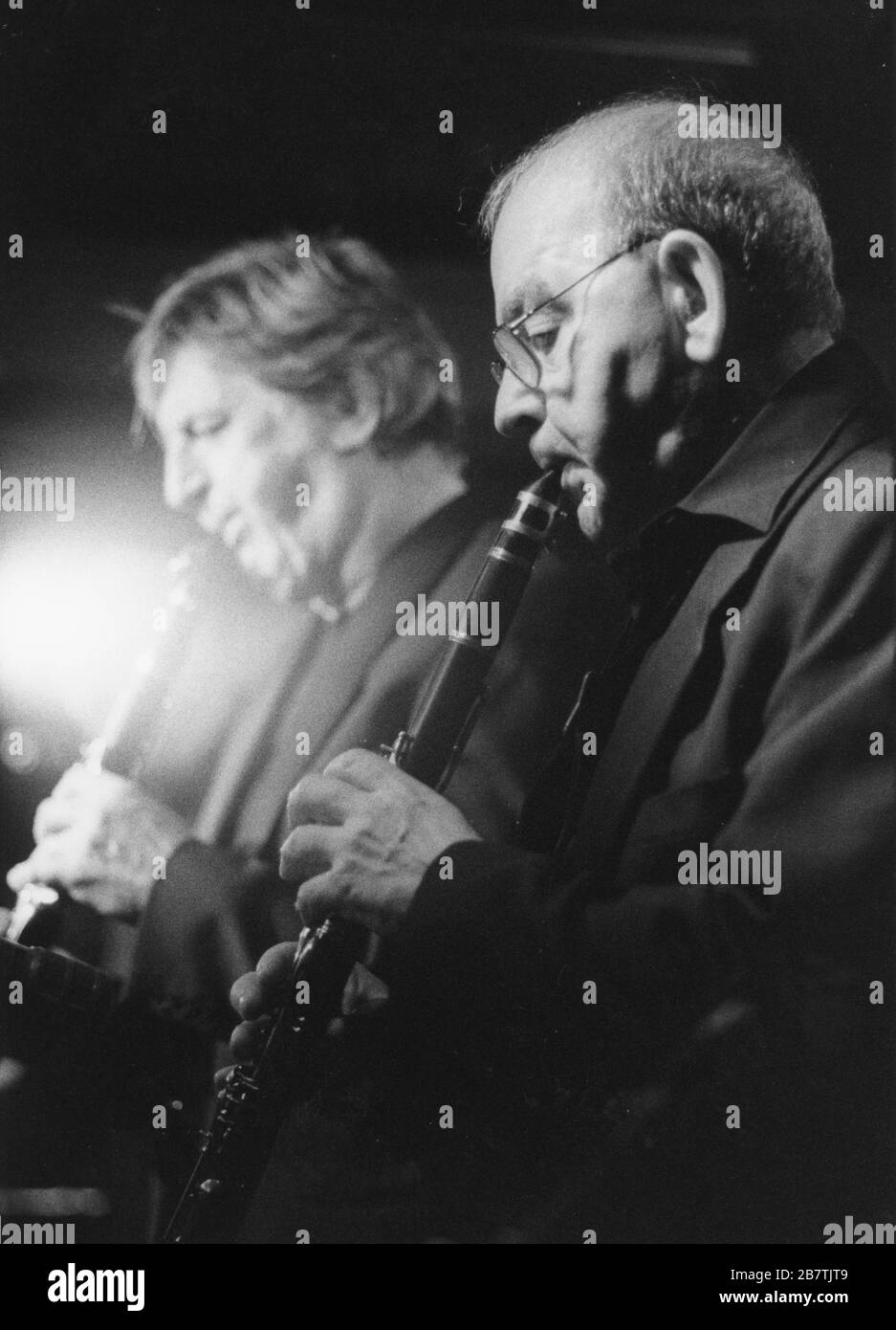 Male clarinet player Black and White Stock Photos & Images - Alamy