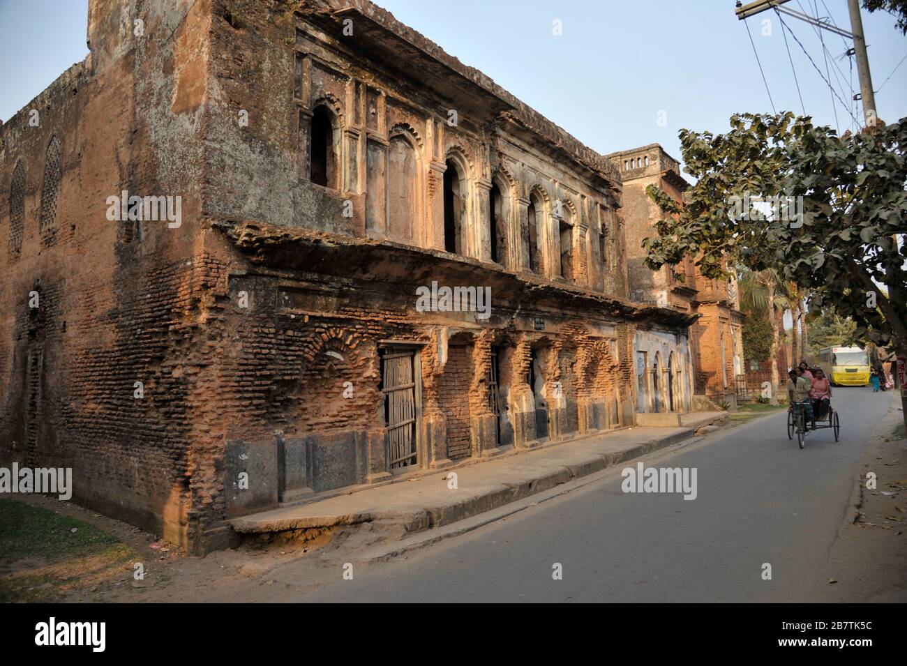Old buildings at Panam Nagar in Sonargaon that were built during the ...