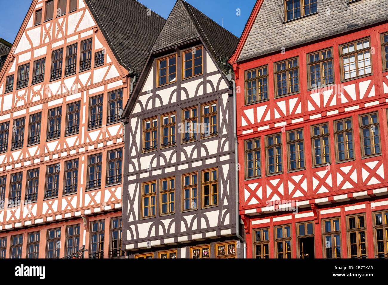 Facades historic half timbered houses hi-res stock photography and ...