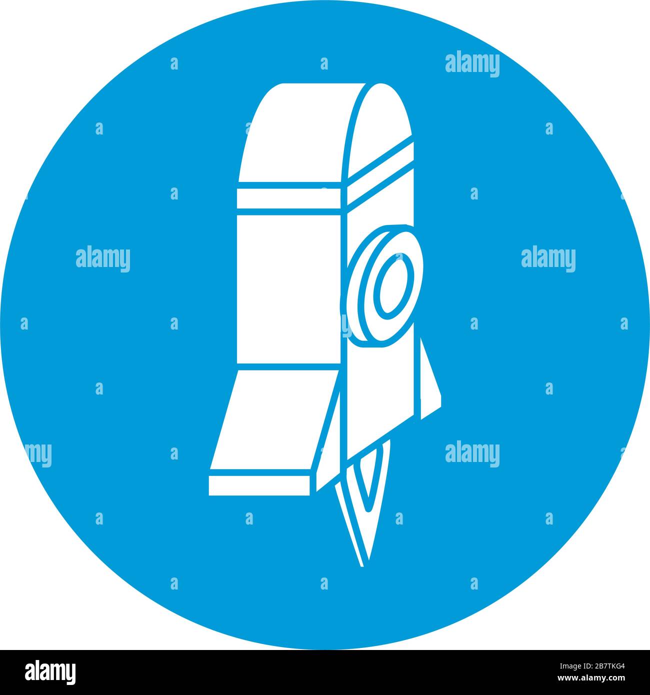 rocket launcher block style icon Stock Vector Image & Art - Alamy