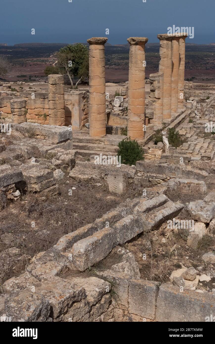 The ancient Greco/Roman Sanctuary of Apollo temple at the UNESCO ...