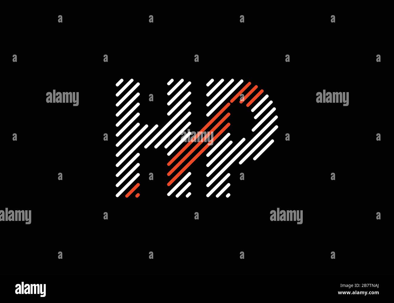 Line art Initial Letter Logo design vector template, Graphic Alphabet ...