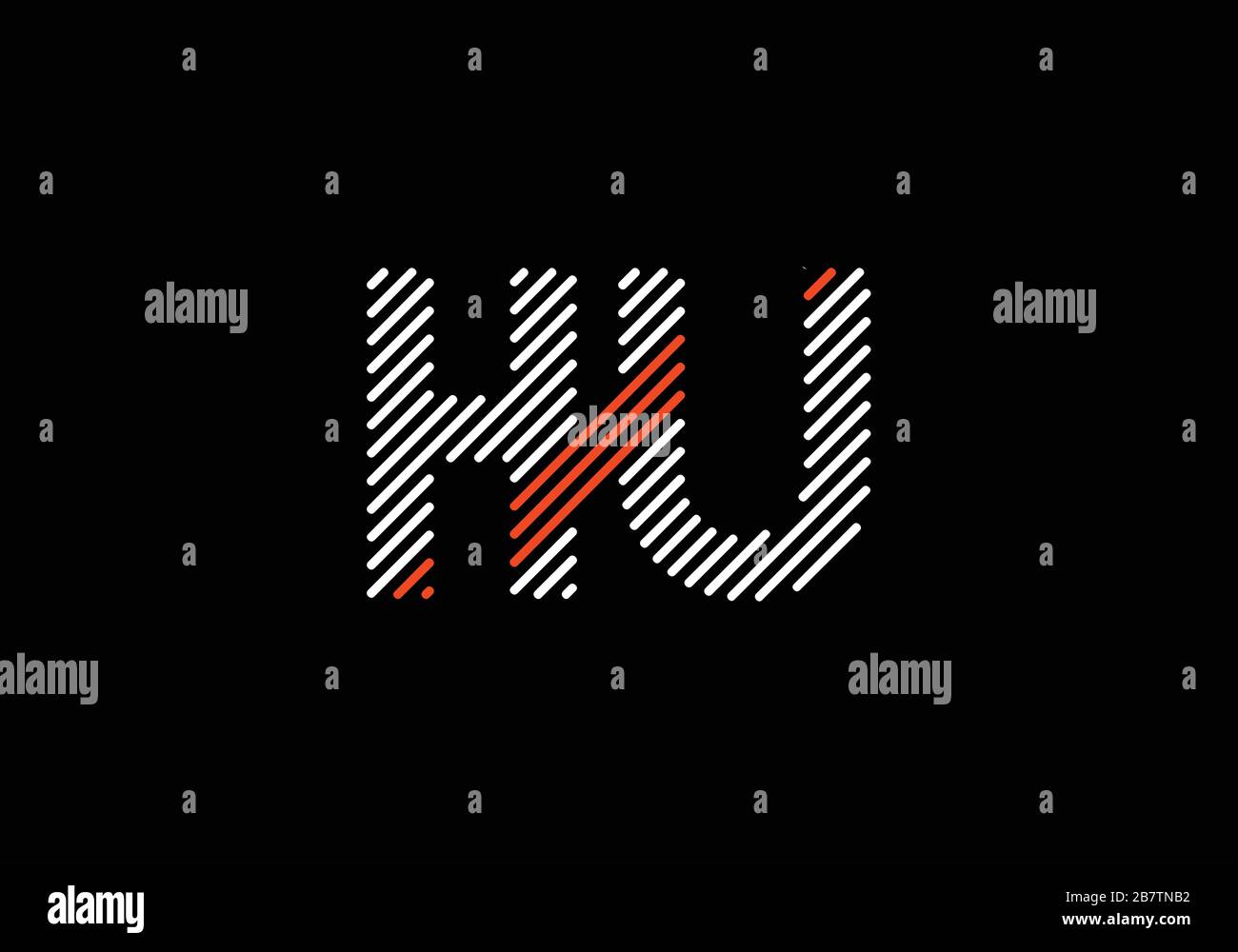 Line art Initial Letter Logo design vector template, Graphic Alphabet ...