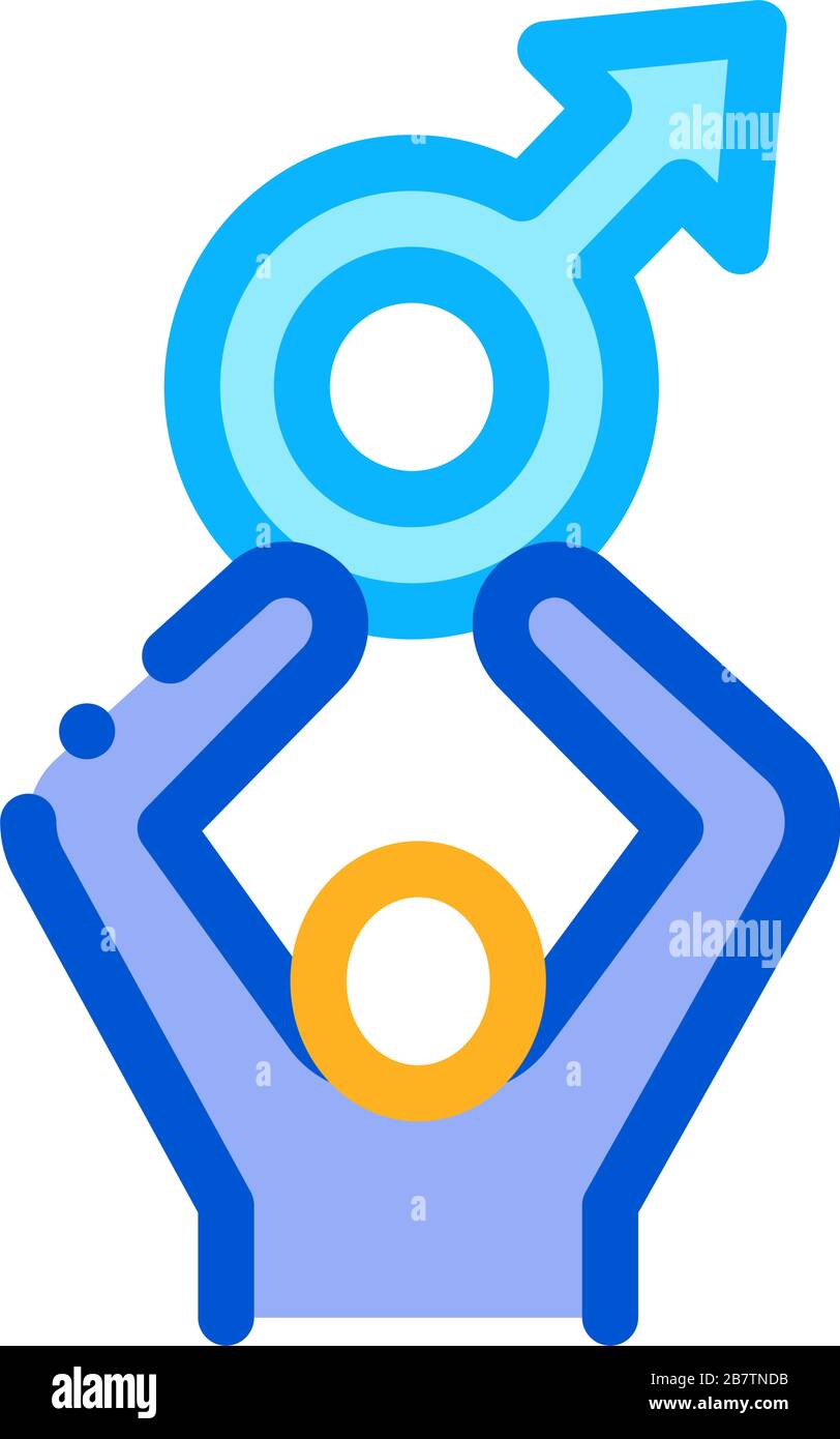 Chief in Family Icon Vector Outline Illustration Stock Vector Image ...