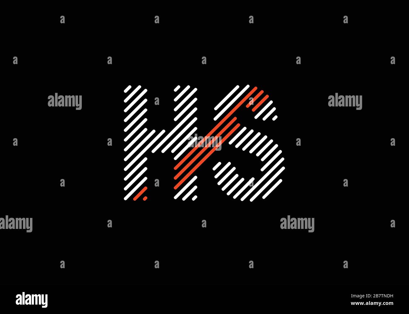 Line art Initial Letter Logo design vector template, Graphic Alphabet ...