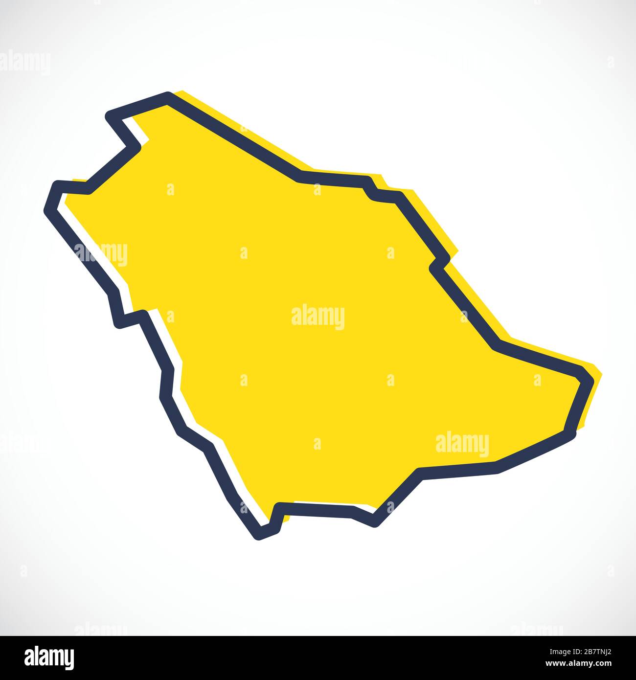 Map of saudi arabia hi-res stock photography and images - Alamy