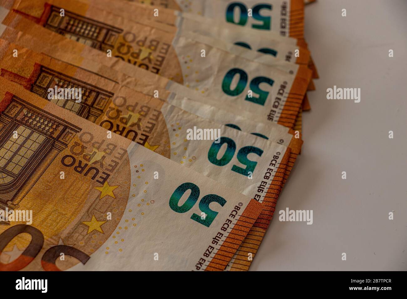 Fan 50 euro banknotes hi-res stock photography and images - Alamy