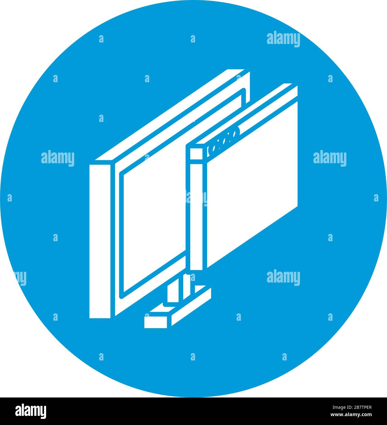 desktop with webpage template block style icon Stock Vector Image & Art ...