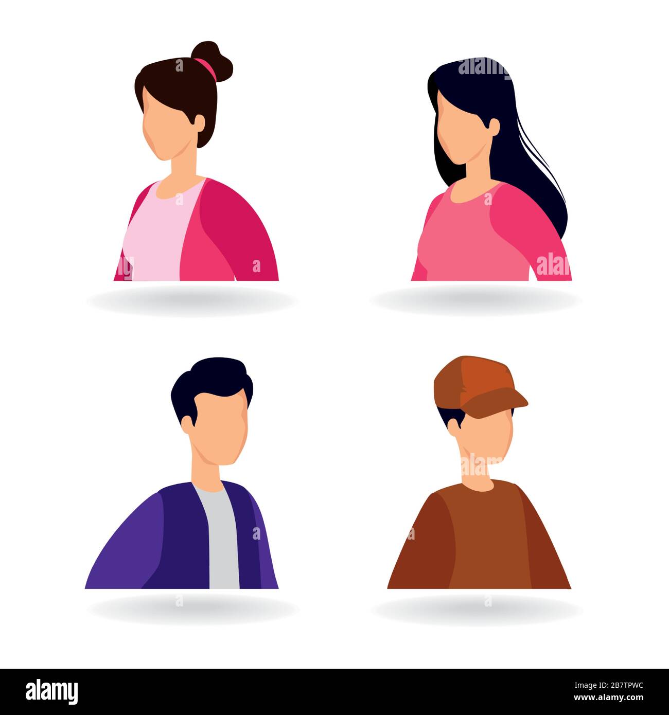 group of people avatar characters Stock Vector Image & Art - Alamy