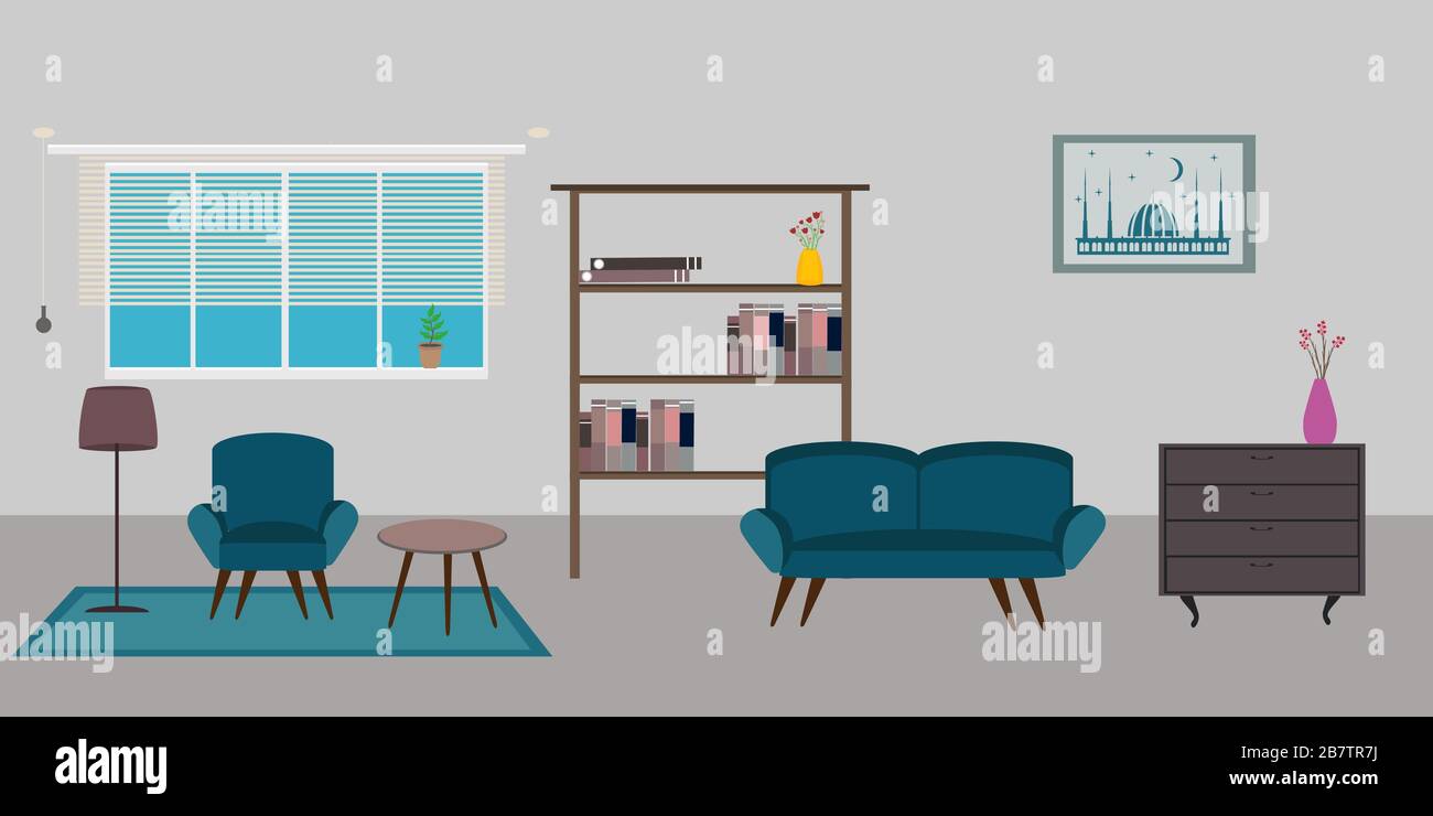 Sofa tv Stock Vector Images - Alamy