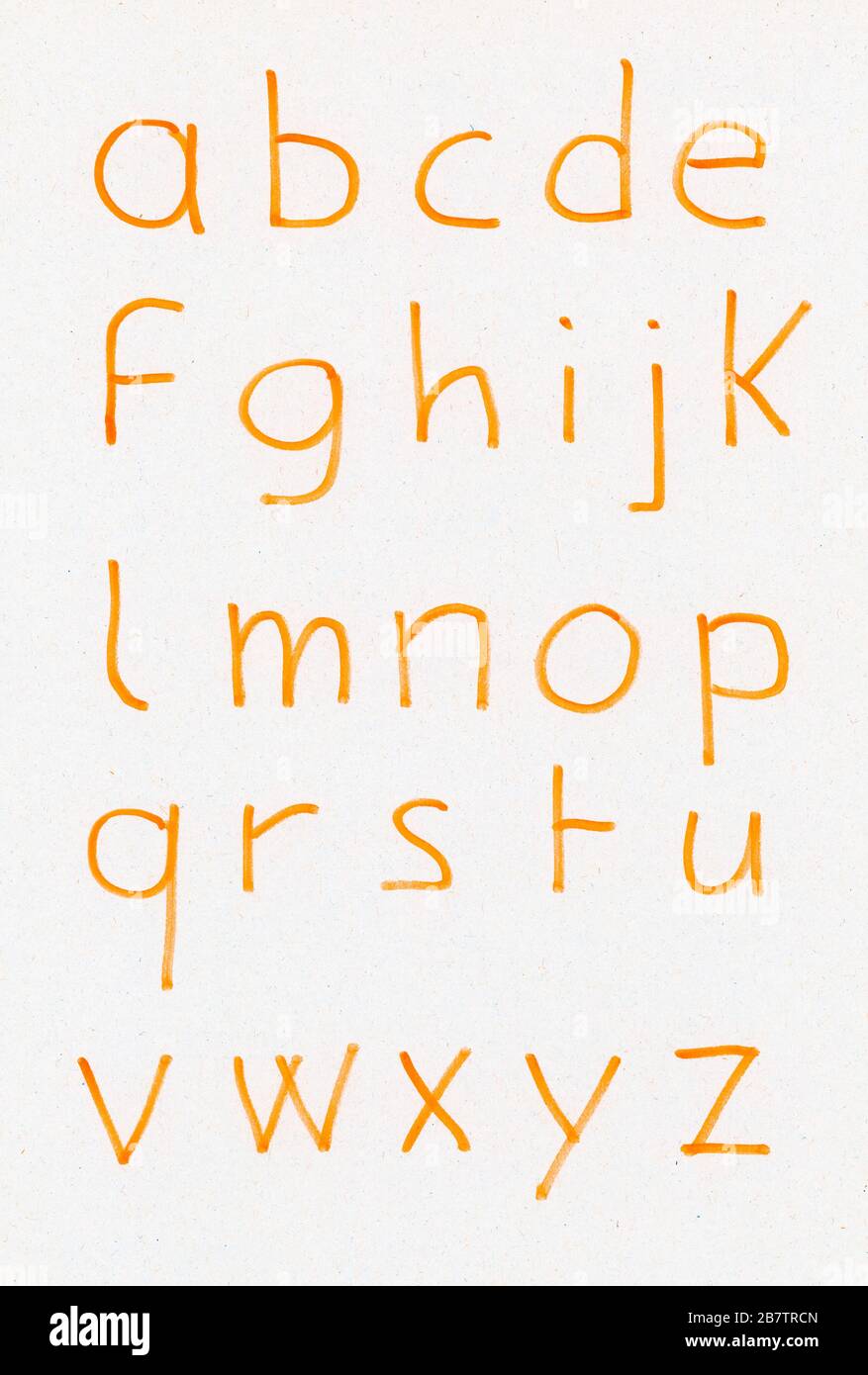 Abcdefghijklmnopqrstuvwxyz hi-res stock photography and images - Alamy