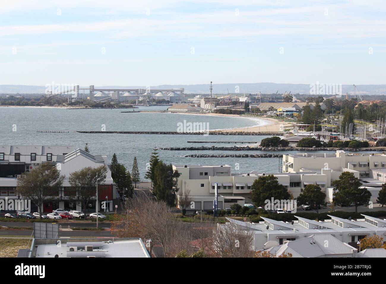 Bunbury Western Australia overview of the ocean Stock Photo - Alamy