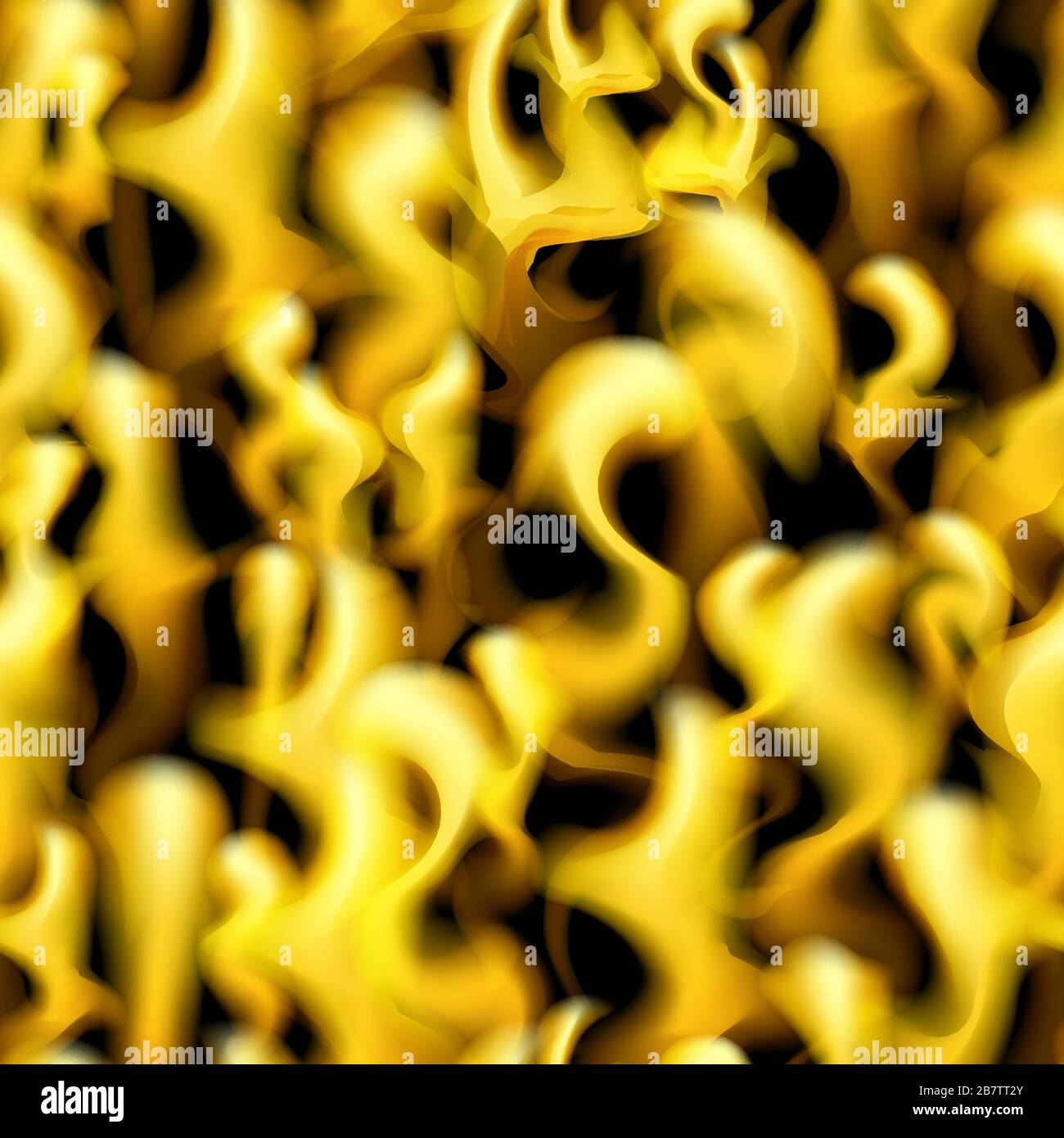 Fire seamless pattern background. Yellow flame vector illustration ...