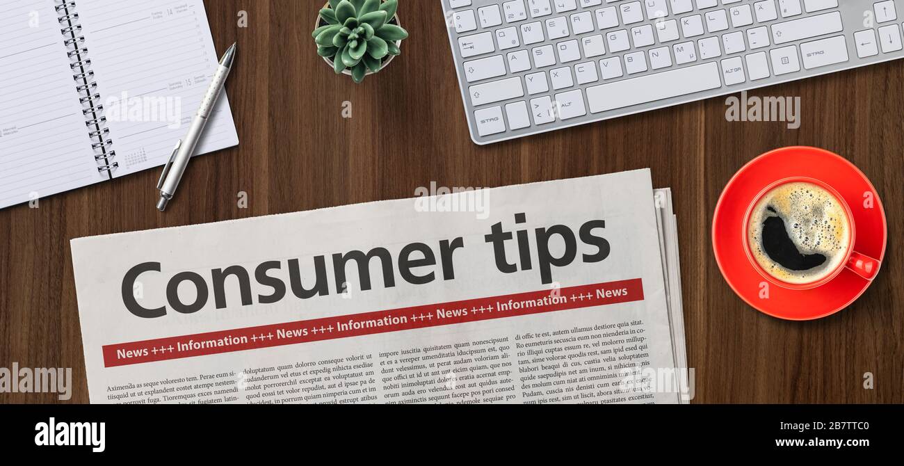 Consumer tips hi-res stock photography and images - Alamy