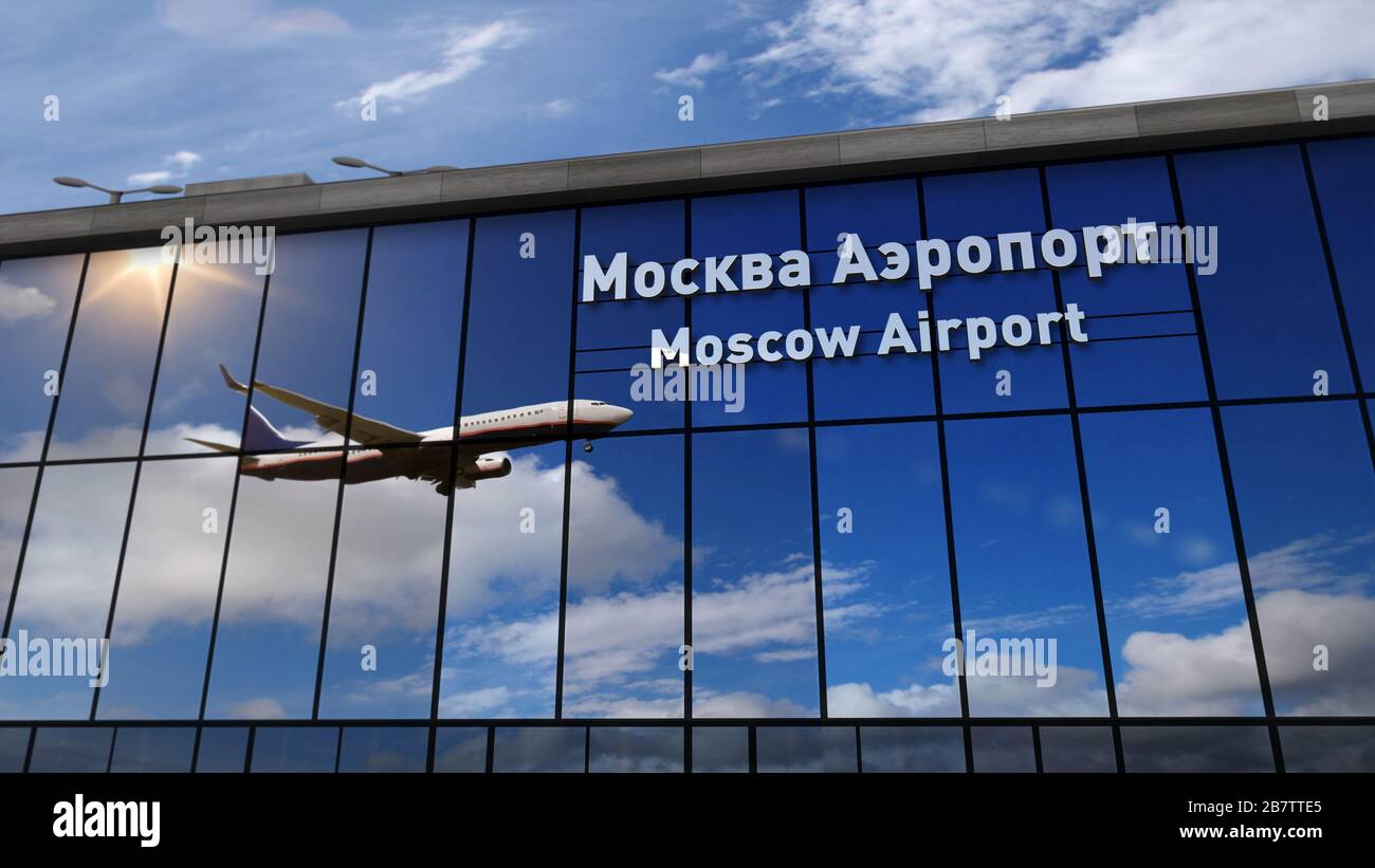 Landing in moscow hi-res stock photography and images - Alamy