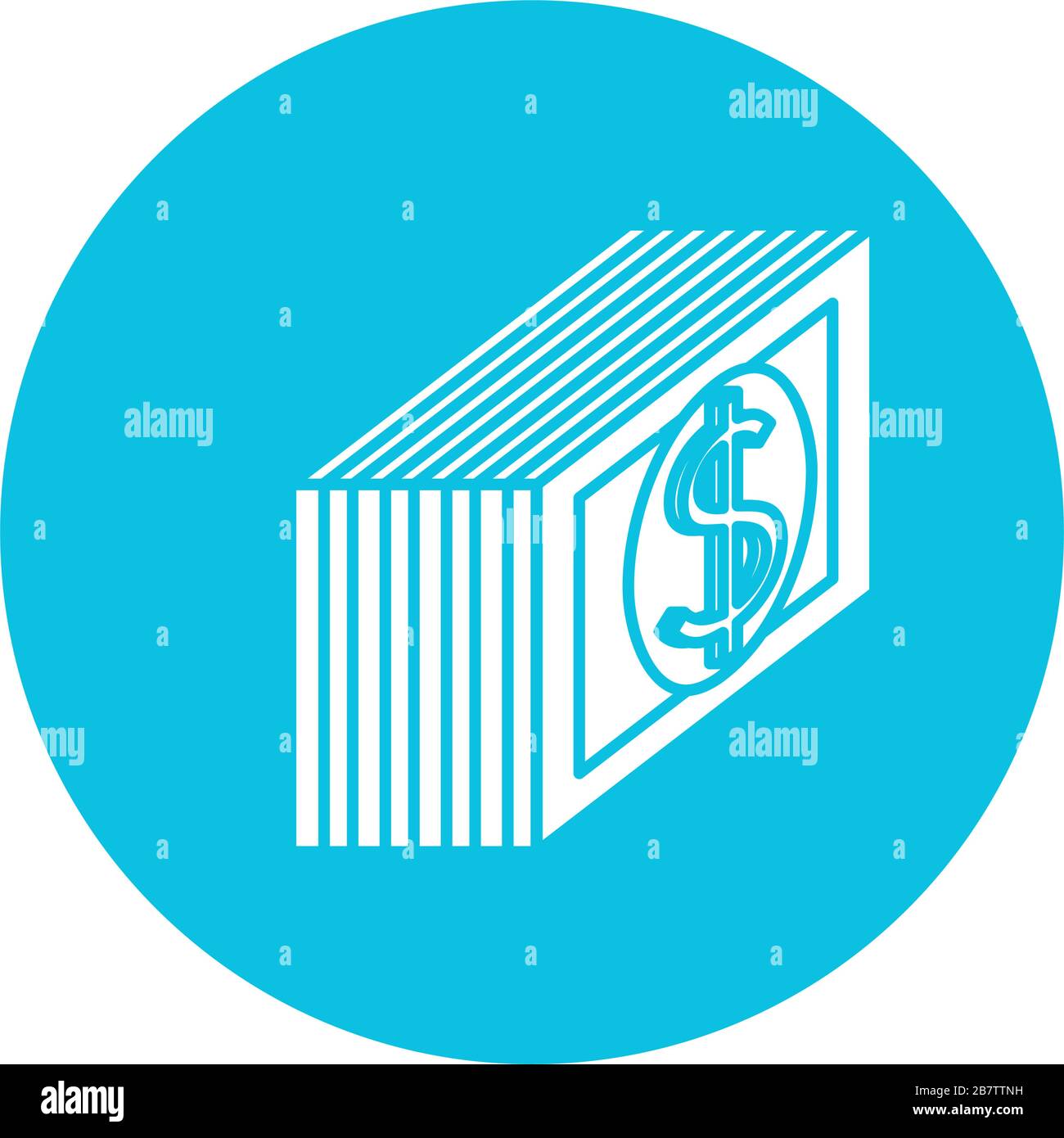 bills money dollars block style icon Stock Vector Image & Art - Alamy