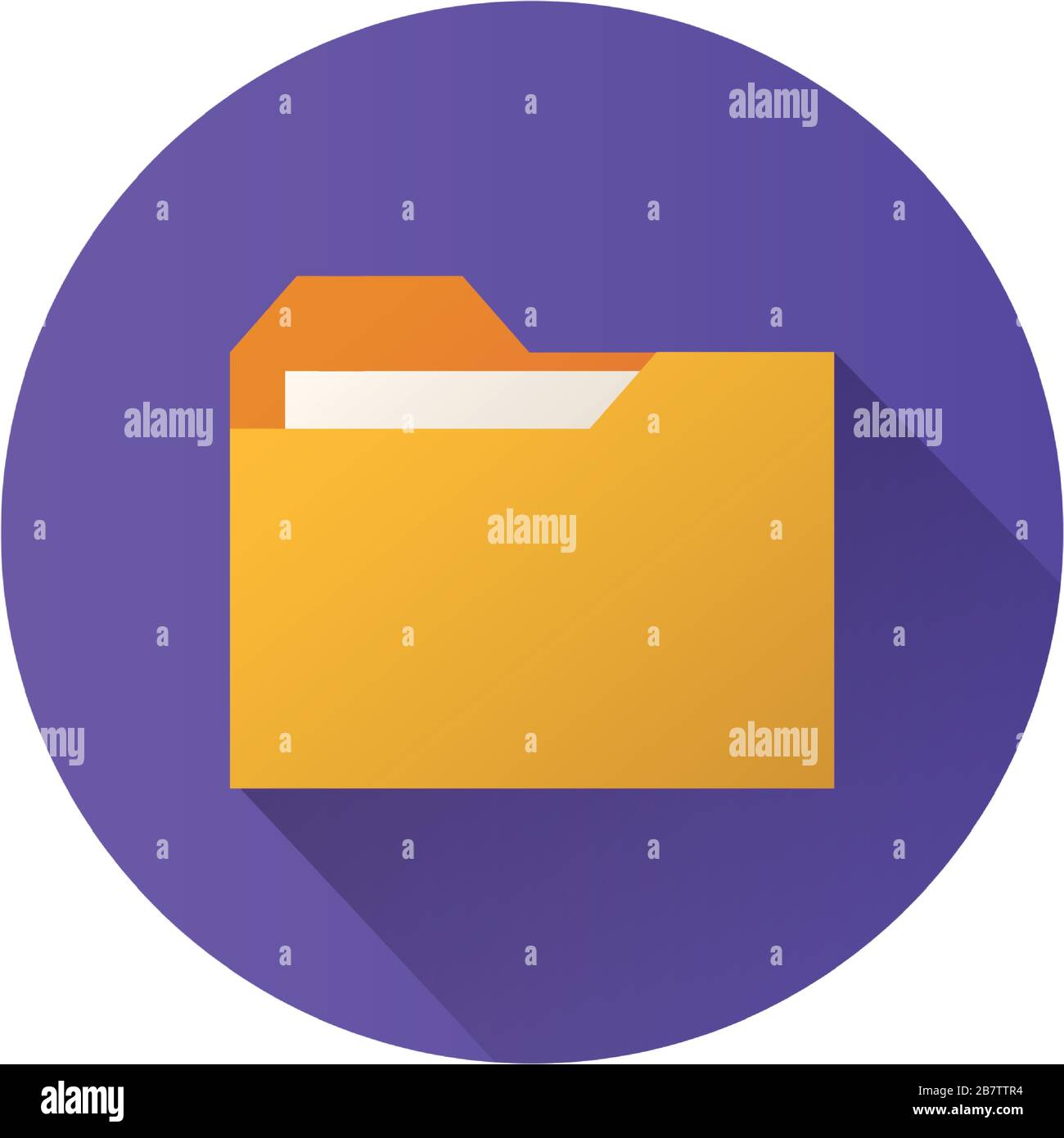 folder file document block style icon Stock Vector Image & Art - Alamy