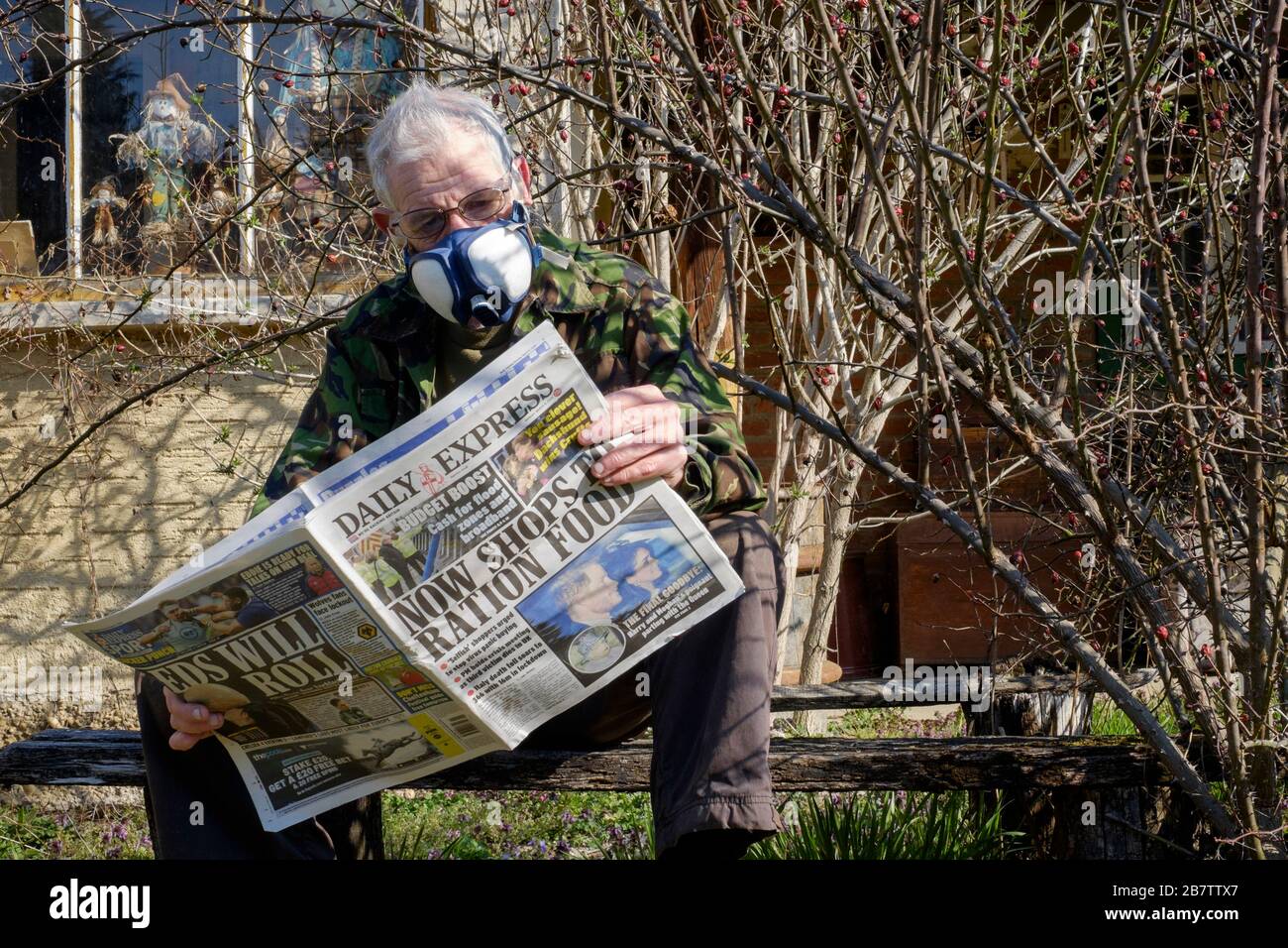 Newspaper protection garden hi-res stock photography and images - Alamy