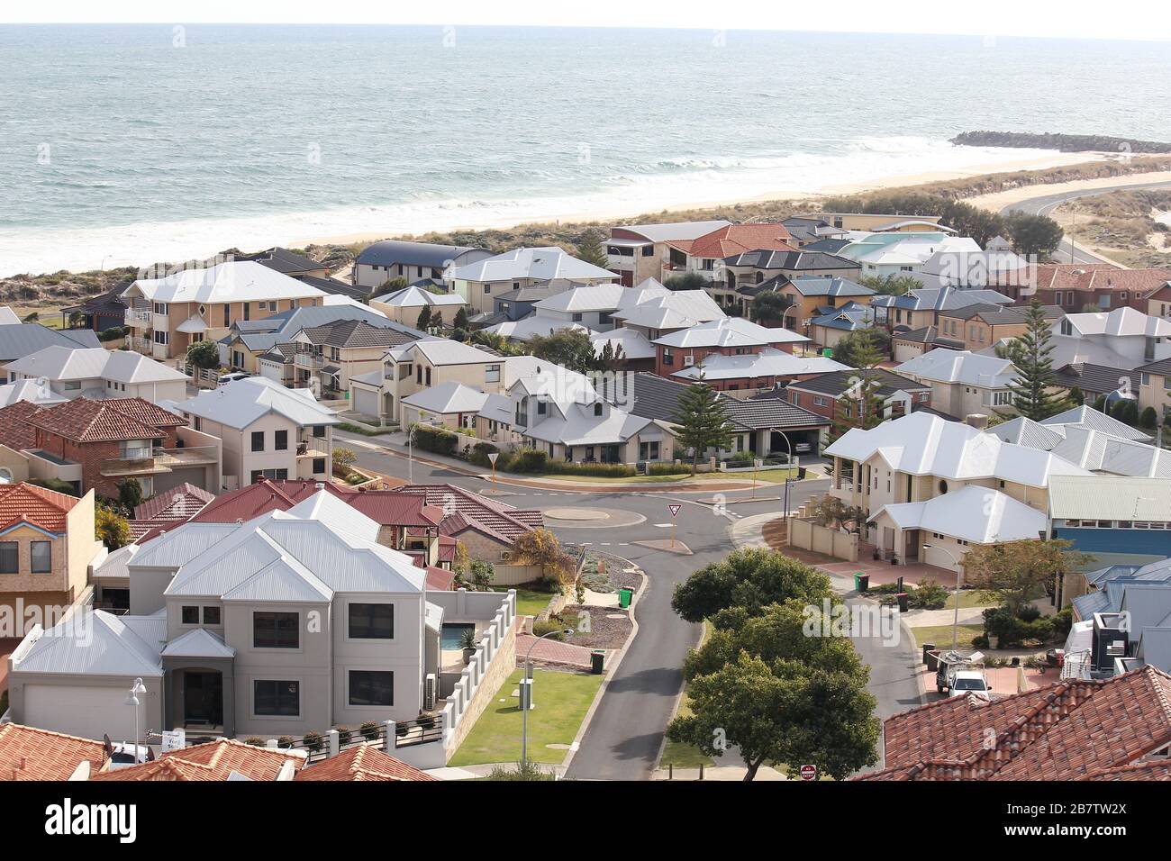 Bunbury Western Australia overview of the ocean Stock Photo - Alamy