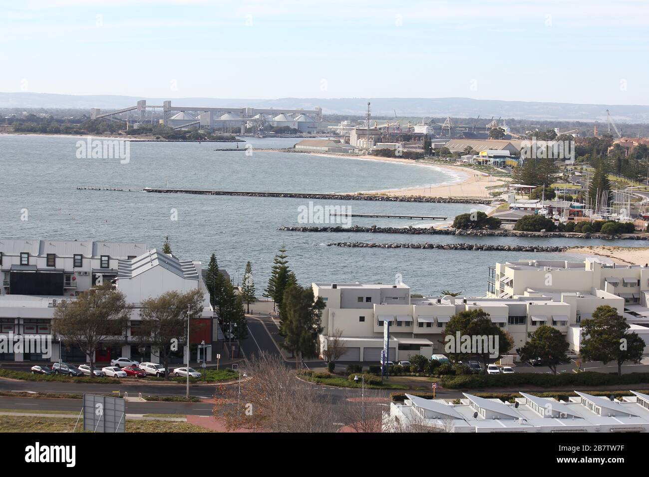 Bunbury Western Australia overview of the ocean Stock Photo - Alamy