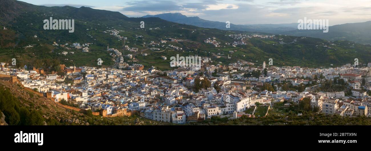 Chefchaouen panoramic view hi-res stock photography and images - Alamy