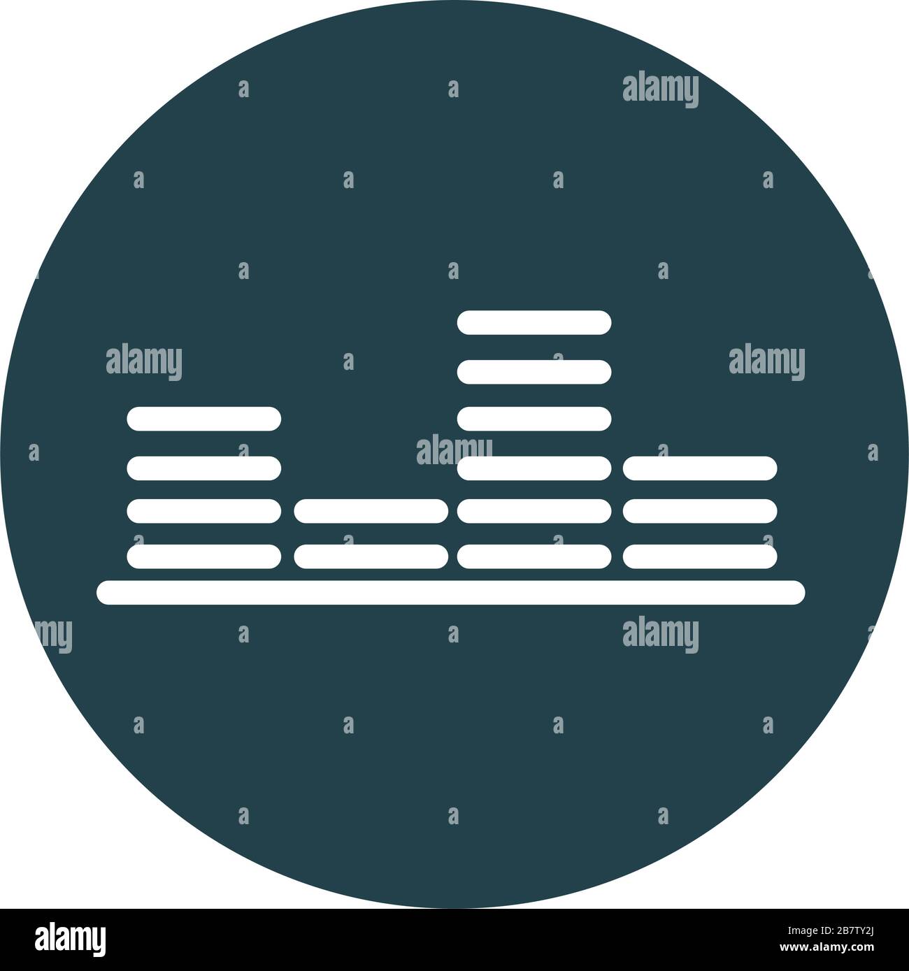 music equalizer graphic sound block style icon vector illustration Stock Vector Image & Art - Alamy