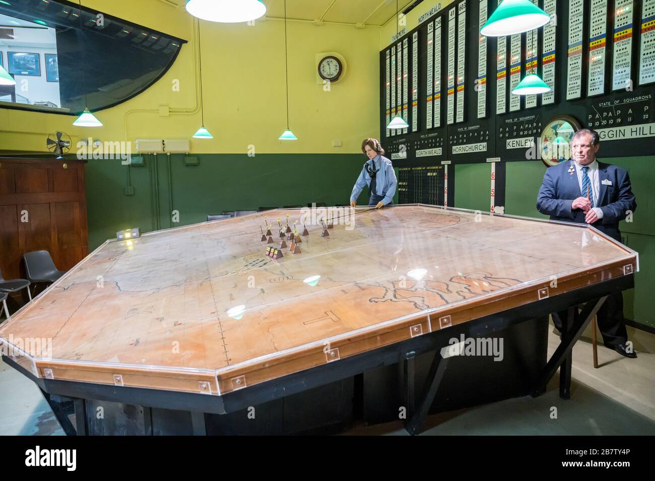 Battle of Britain Bunker, Uxbridge, London Stock Photo - Alamy