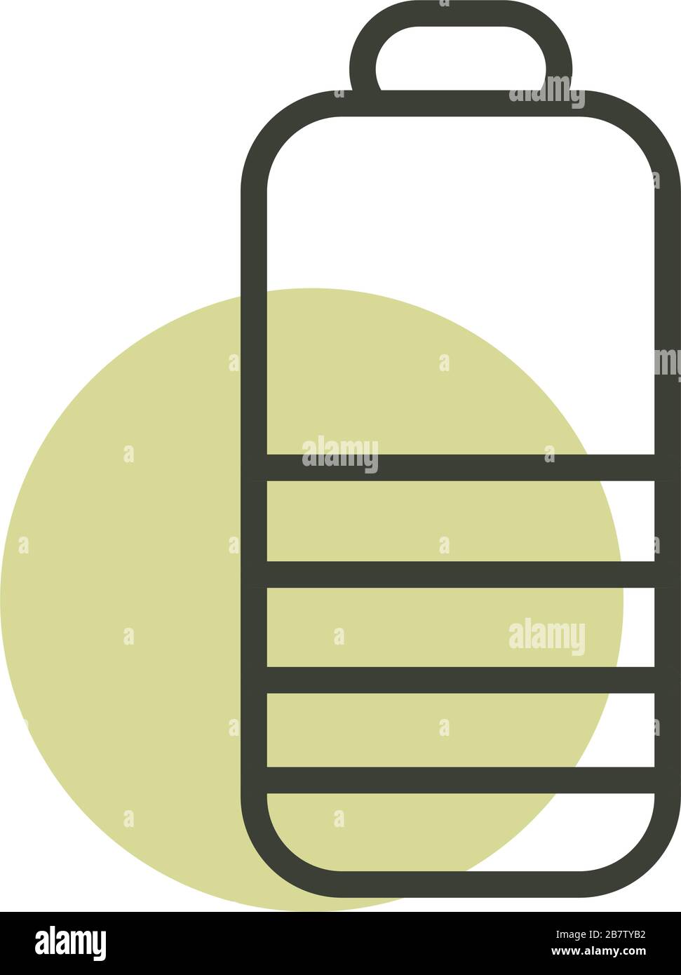 battery alternative sustainable energy vector illustration line style ...