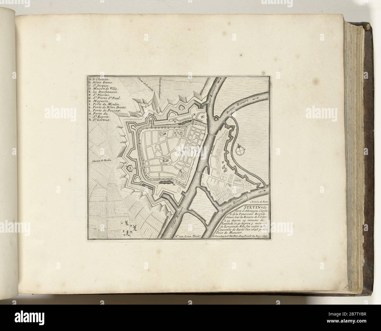 Map of stettin hi-res stock photography and images - Alamy