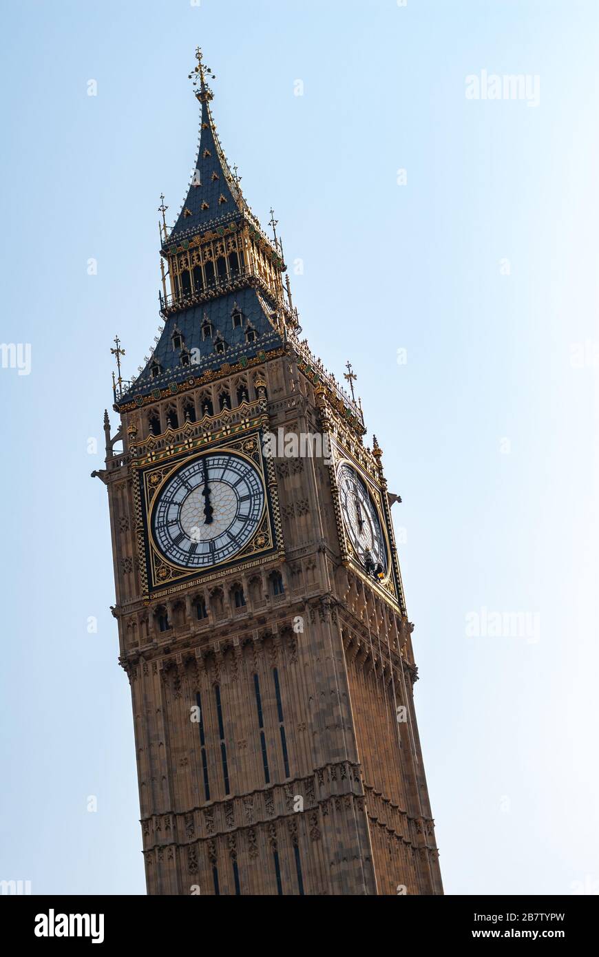 The Clocktower aka Elizabeth Tower (commonly known as Big Ben), Palace ...