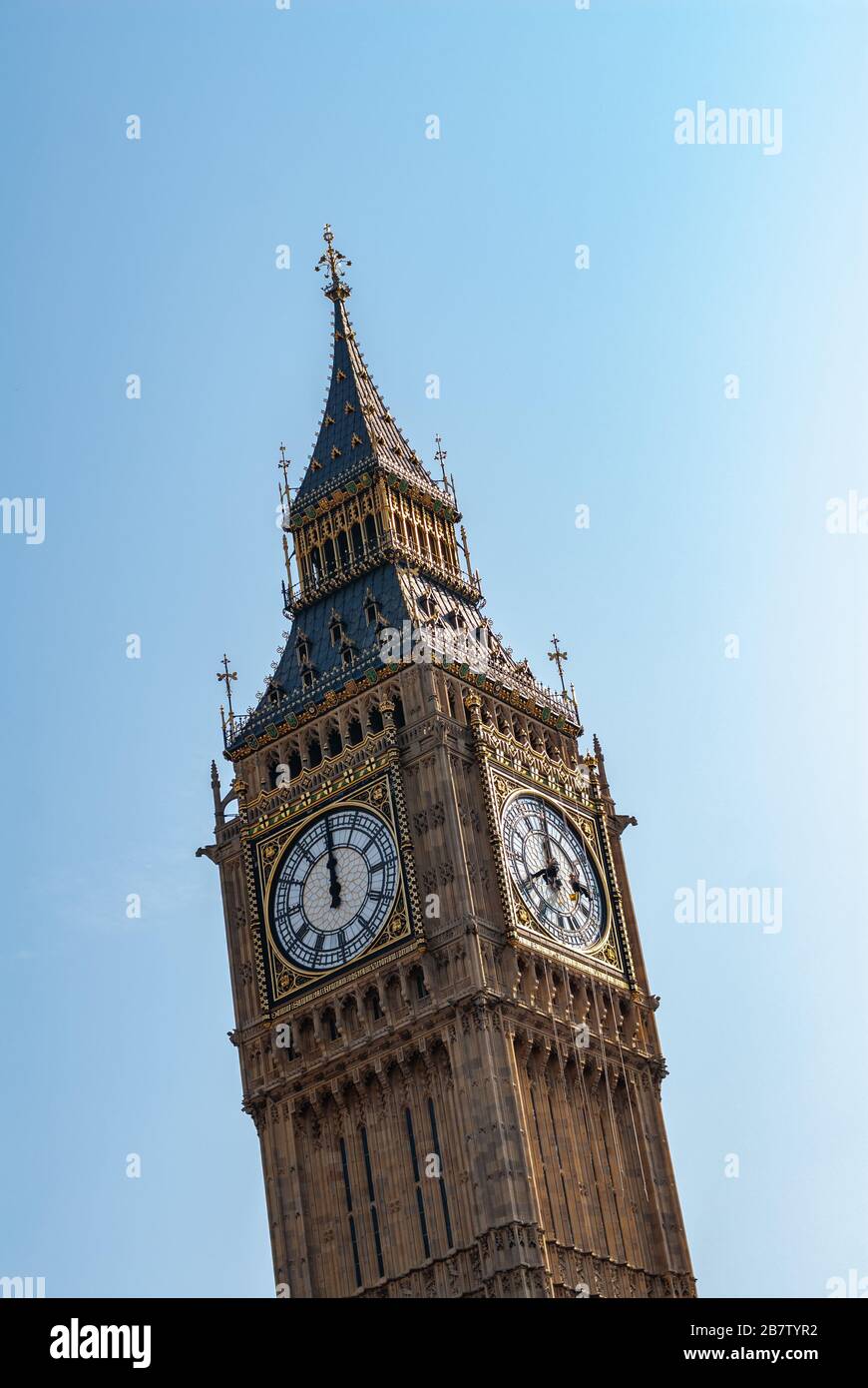 The Clocktower aka Elizabeth Tower (commonly known as Big Ben), Palace ...