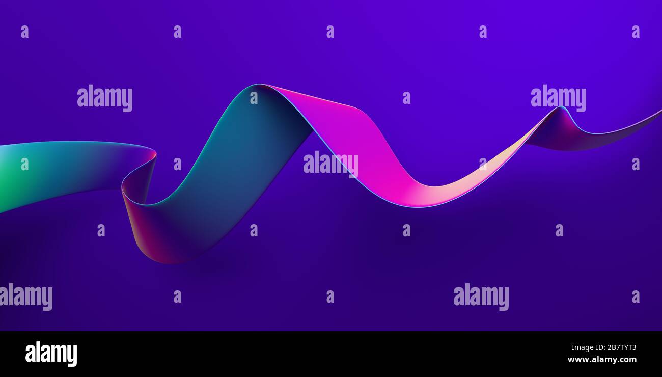 Abstract 3d rendered illustration, modern background design Stock Photo ...