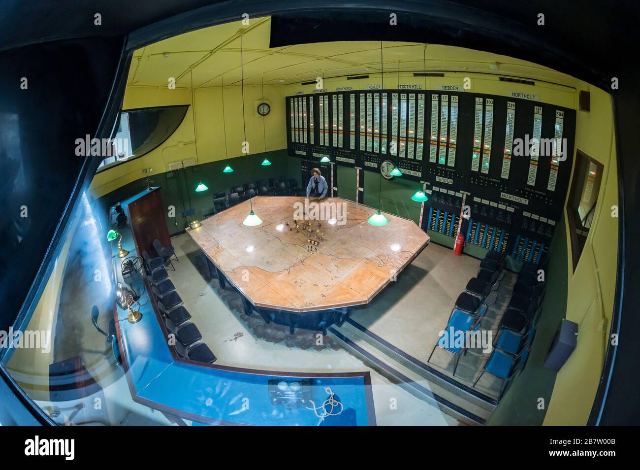 Battle of Britain Bunker, Uxbridge, London Stock Photo - Alamy
