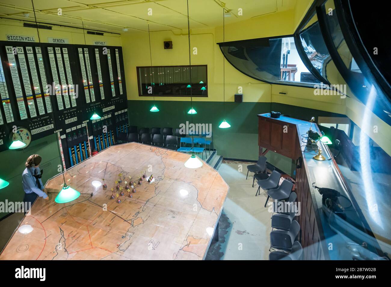 Battle of Britain Bunker, Uxbridge, London Stock Photo - Alamy