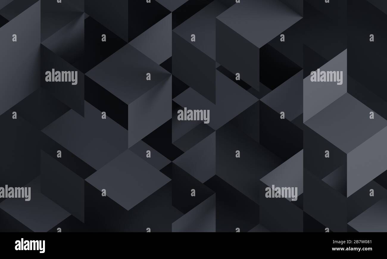 Abstract 3d render, modern background design with geometric shapes ...