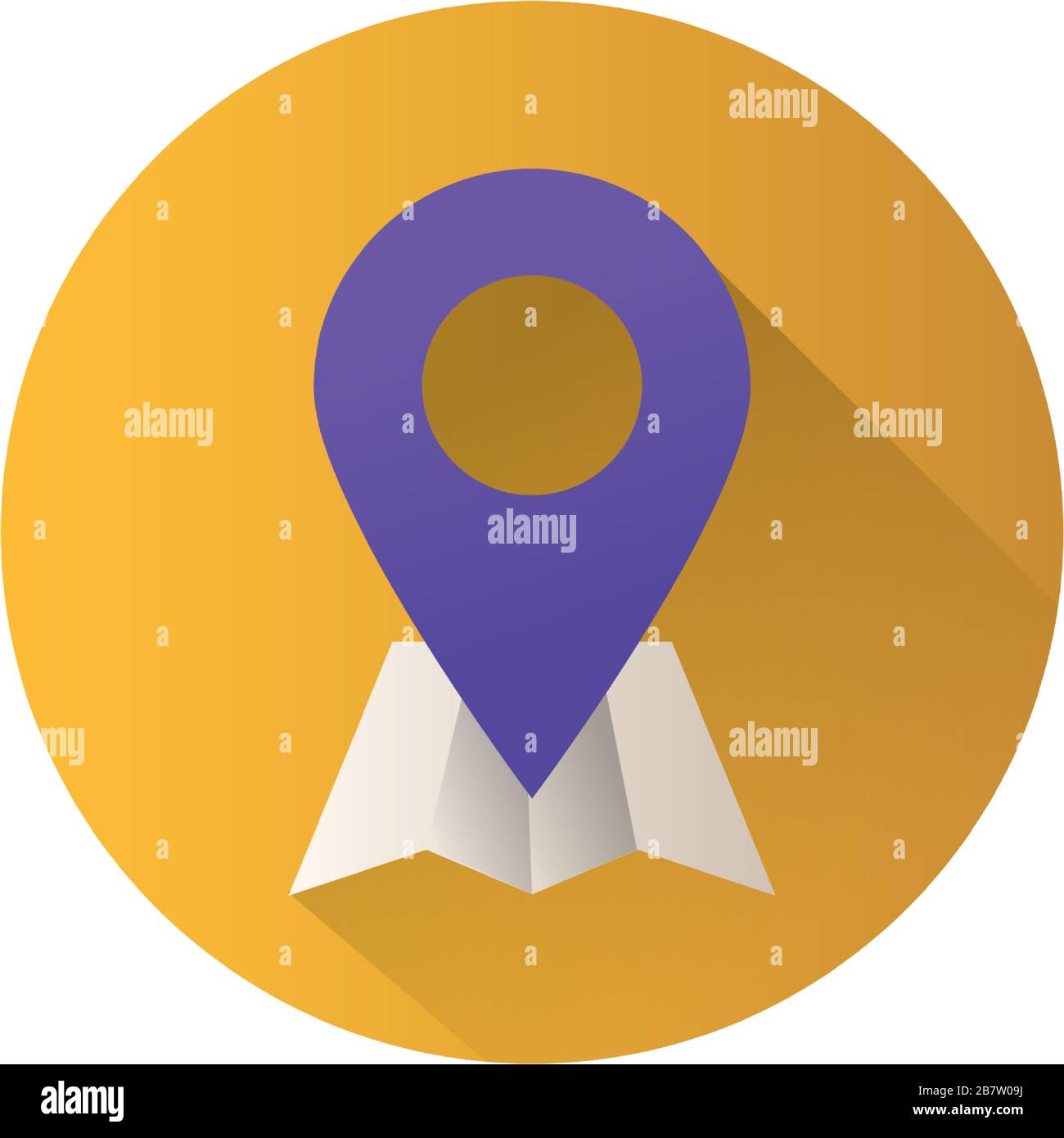 pin pointer location block style icon Stock Vector Image & Art - Alamy