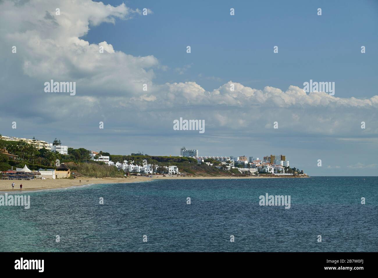 Beach of Calahonda, Mijas Costa, Andalusia, Spain Stock Photo - Alamy