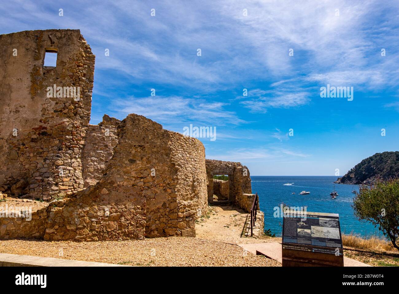 Landscape Fosca beach in Palamos, Costa brava, Catalonia, Spain Stock Photo - Alamy