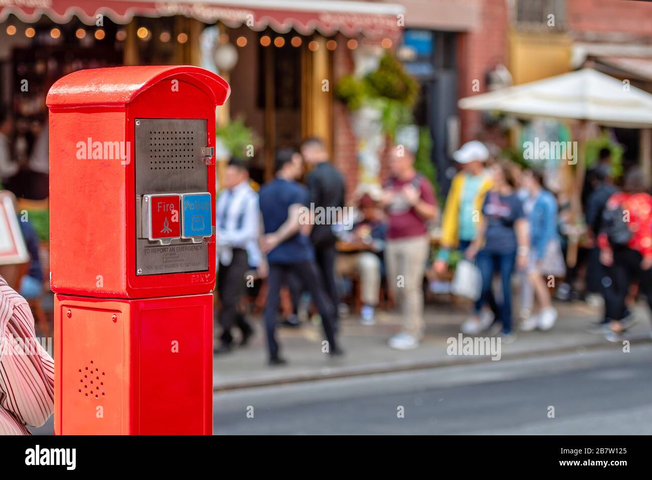 Fire police emergency button hi-res stock photography and images - Alamy