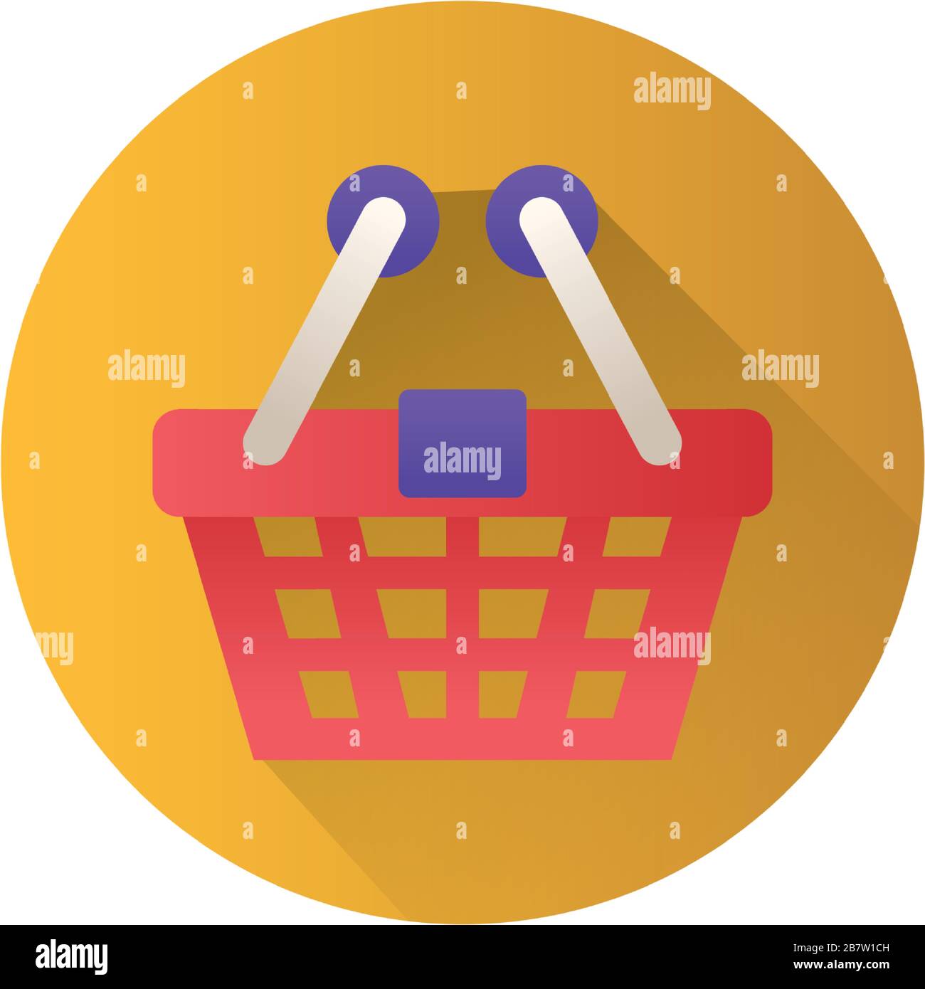 shopping basket commerce block style icon Stock Vector Image & Art - Alamy