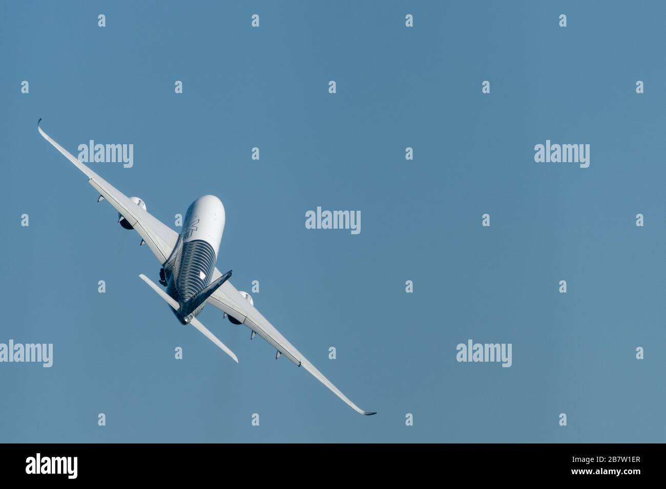 August 30, 2019. Zhukovsky, Russia. long-range wide-body twin-engine ...