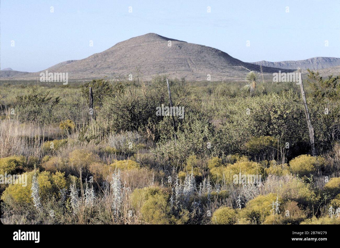 Texas: Arid landscape in west Texas near Sierra Blanco. ©Bob Daemmrich ...