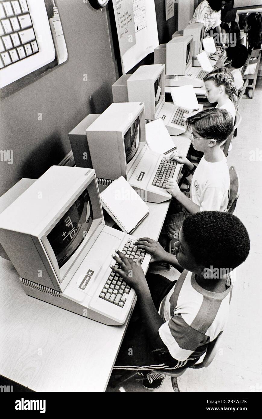 1980s Classroom High Resolution Stock Photography and Images - Alamy