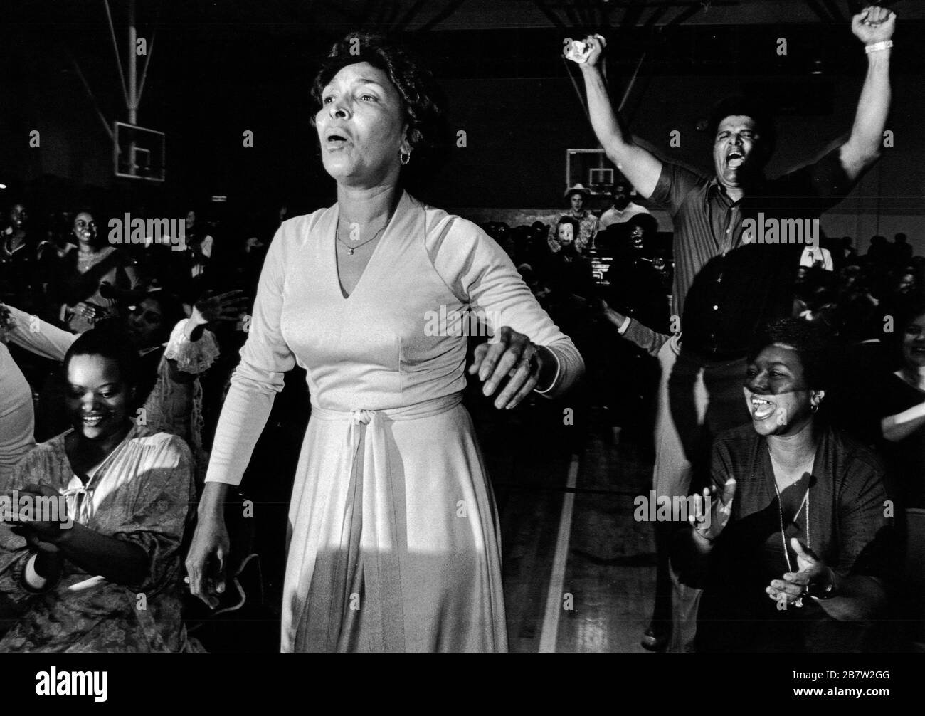 Austin Texas USA, circa 1988: Fans are overcome with emotion during ...