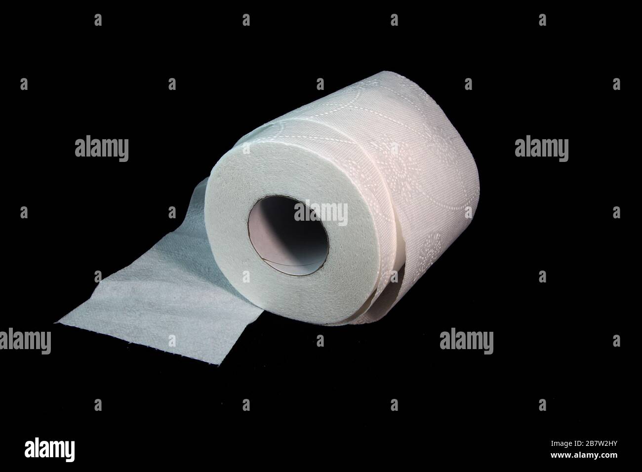 Side view roll toilet paper hi-res stock photography and images - Alamy