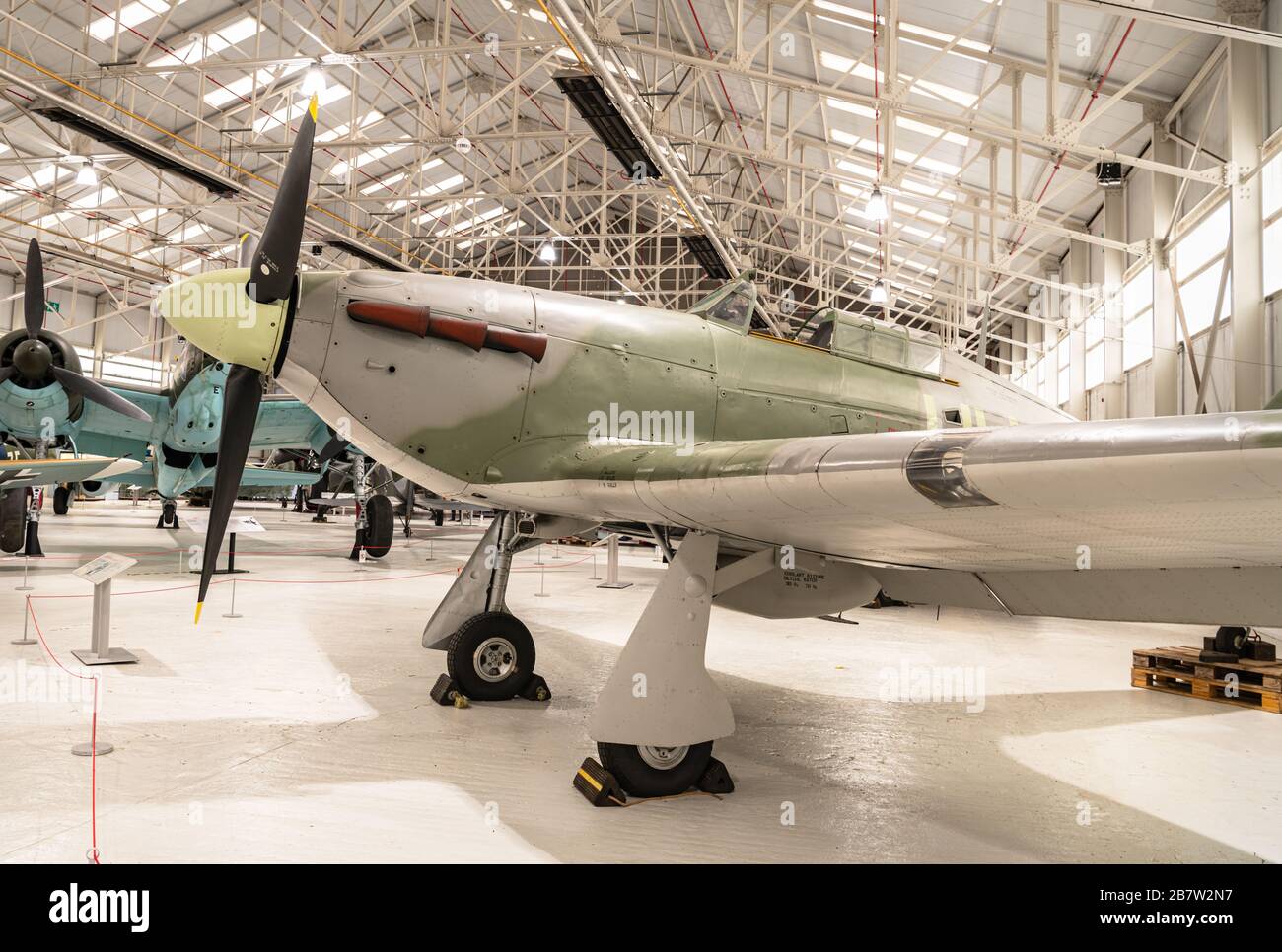 Hawker Hurricane IIc, RAF Museum, Cosford Stock Photo - Alamy